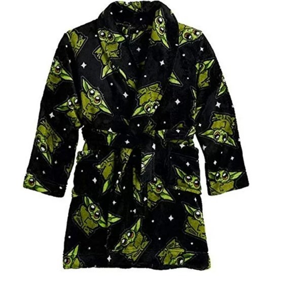 Centric | Pajamas | Disney Mandalorian Baby Yoda Nwot Fleece Belted ...